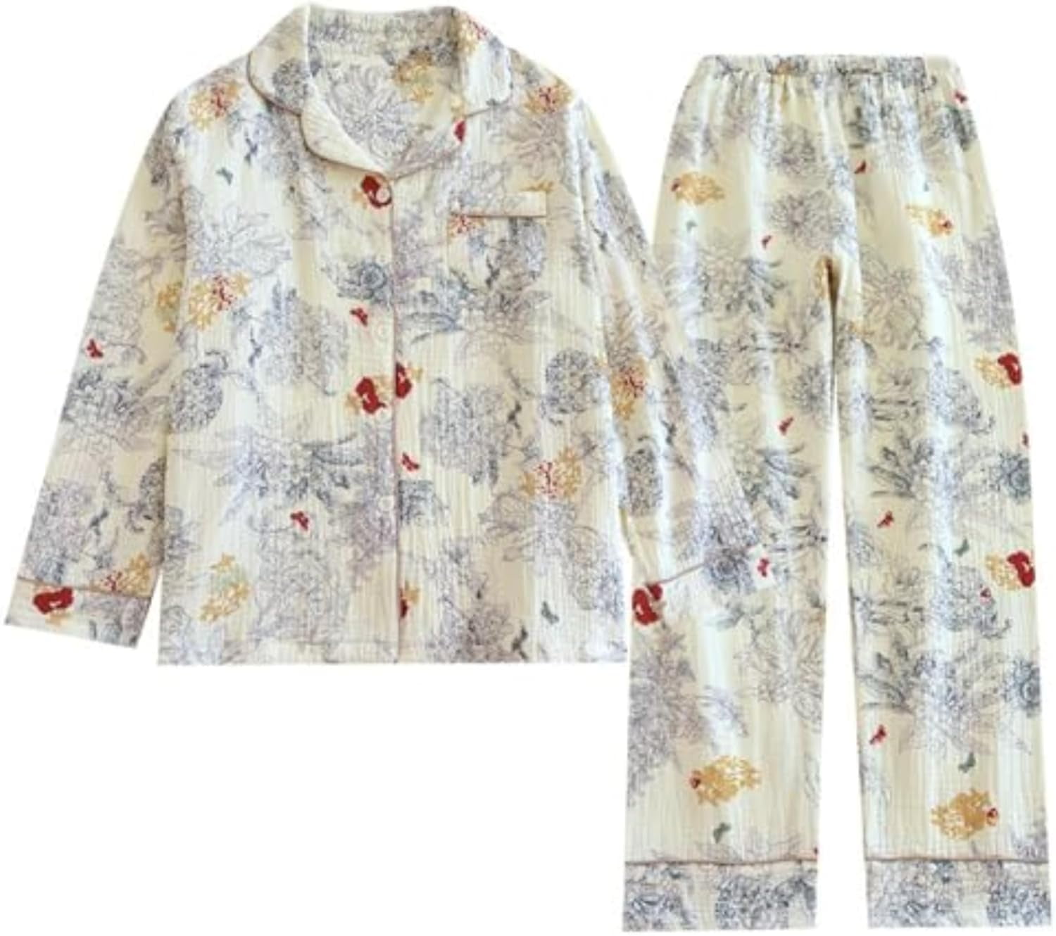 Linen Set Coquette Womens Pajamas Set Summer Lounge Sets for Women Old ...