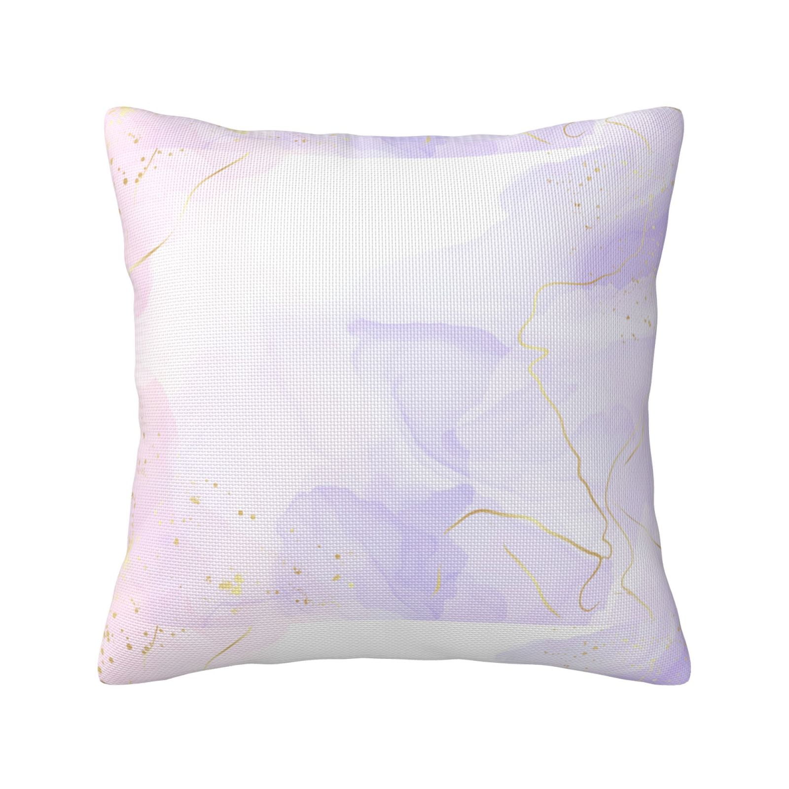 Linen Sofa Pillow Cover Thick Breathable Invisible Zipper Open And ...