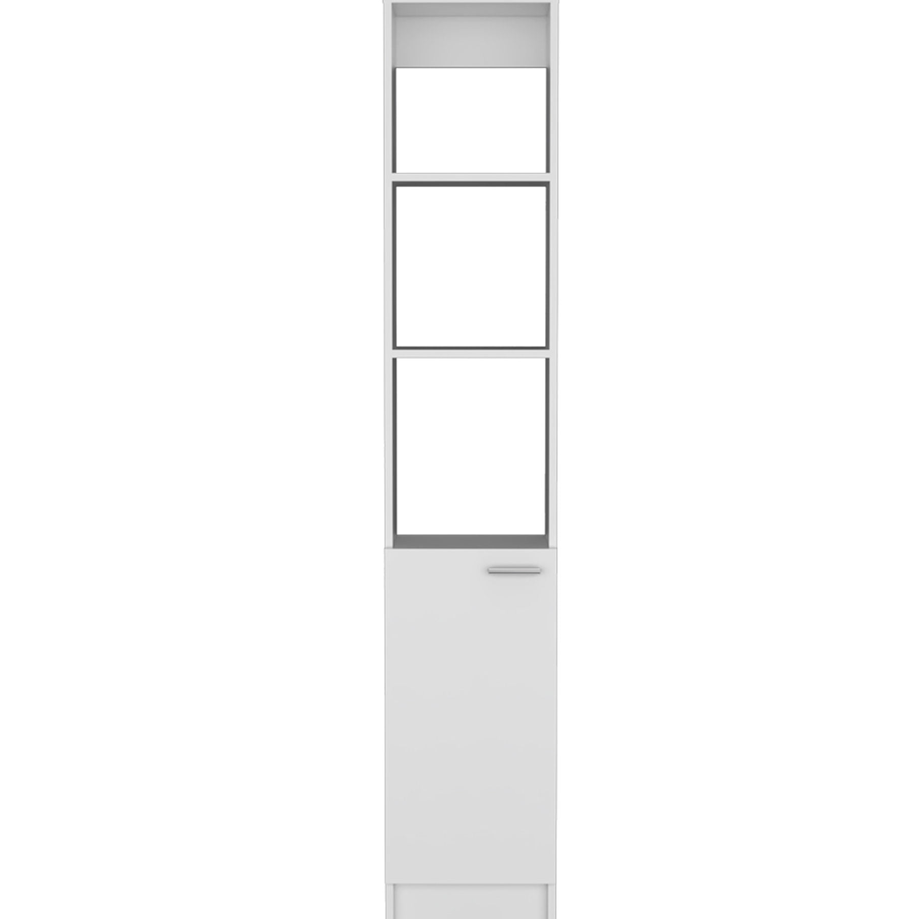 Linen Storage Cabinet | Open and Concealed Shelving | Fits Multiple ...