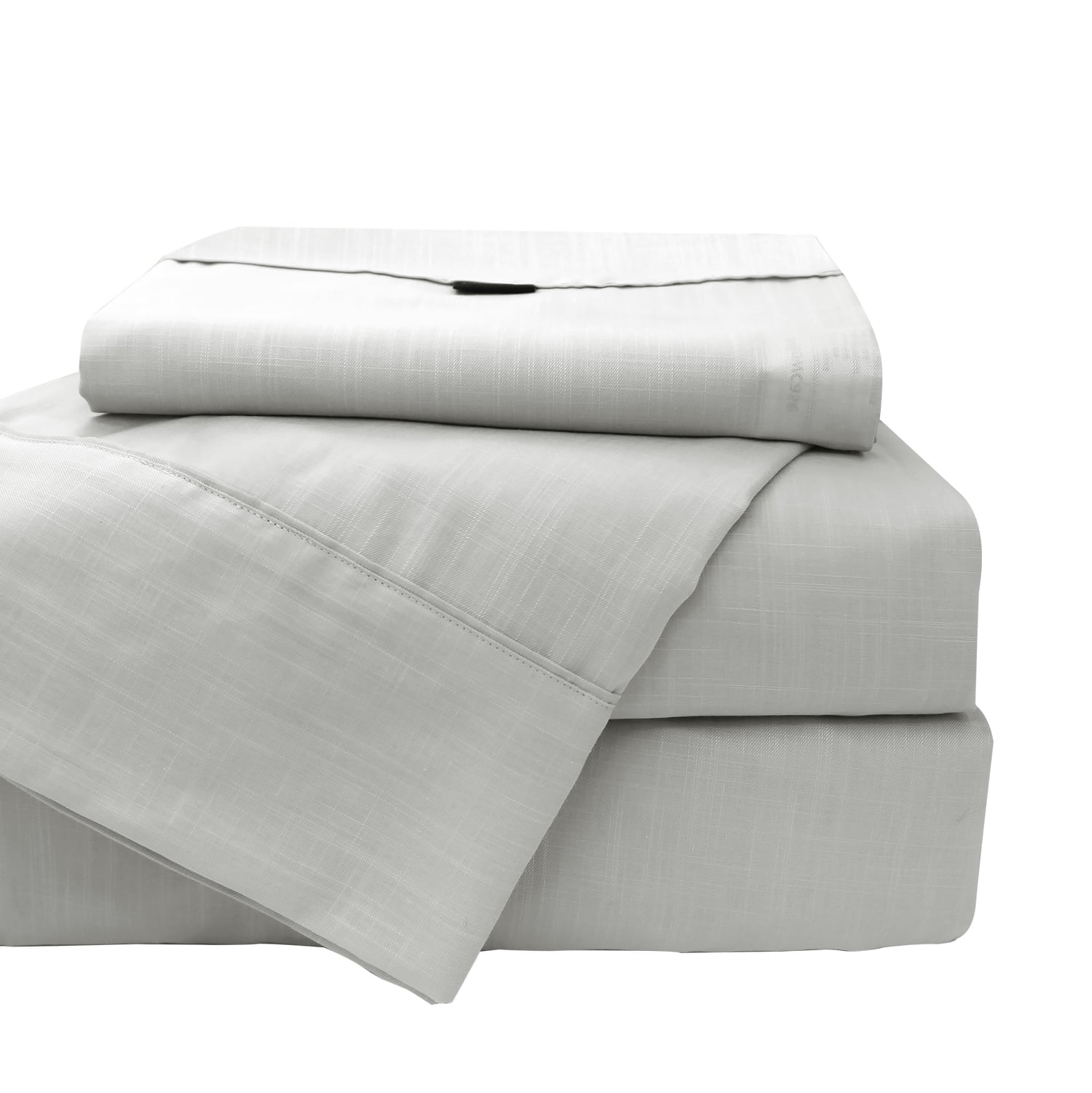 Linen Tencel Cotton Lyocell Blended Celeste Color Queen Colling Bed ...