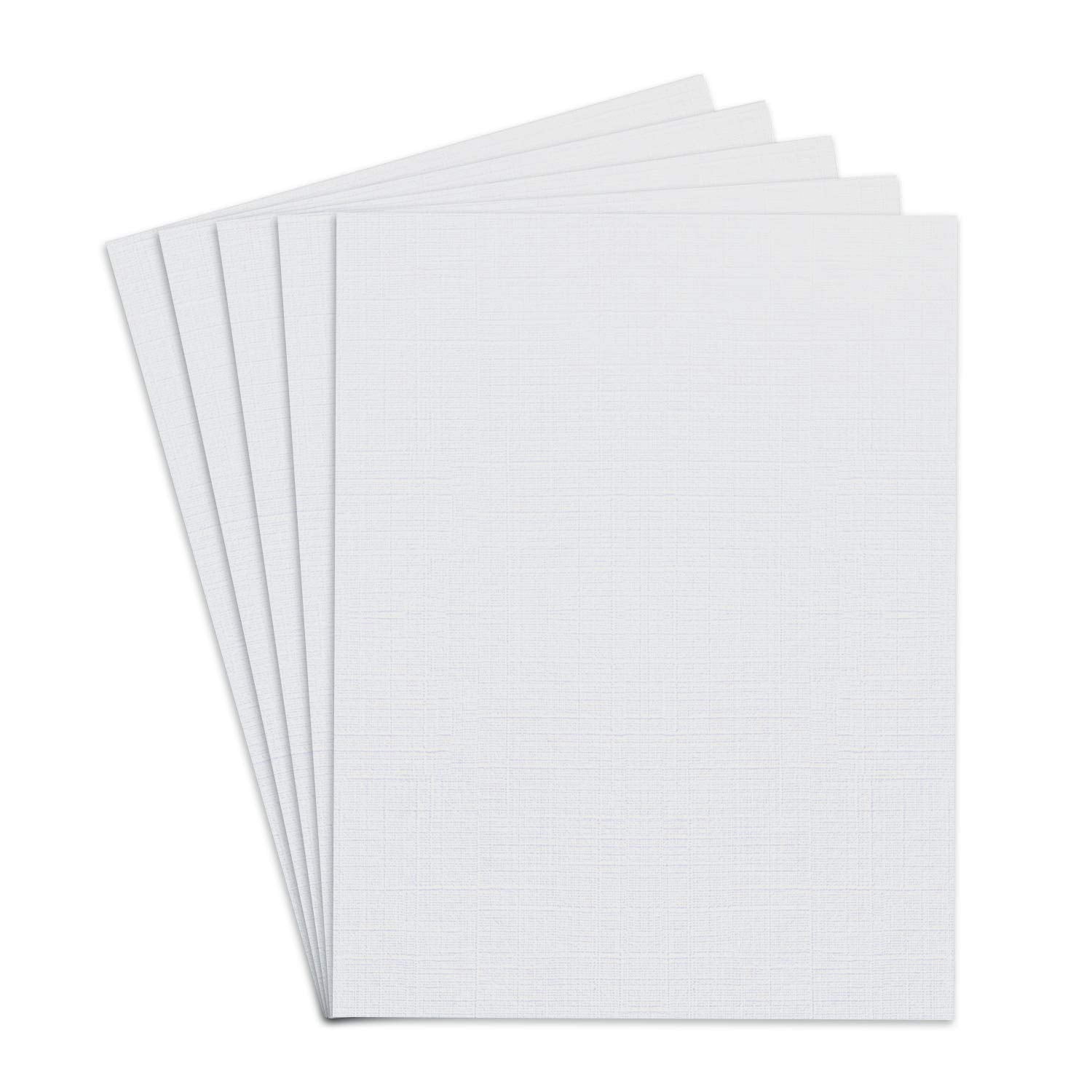 Linen Textured 8.5 x 11" Card Stock | Specialty Papers | 80lb Cover ...