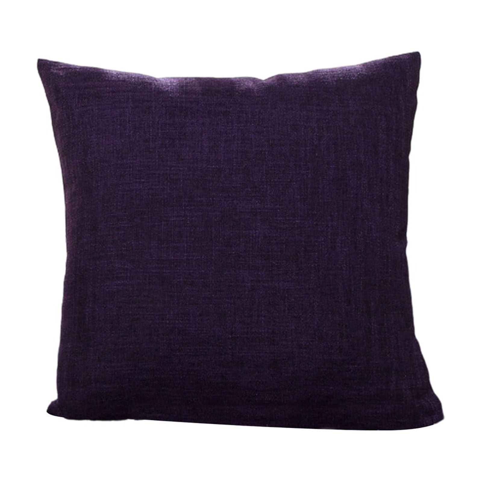 Linen Throw Pillow Cushion Cover with Insert Decorative Pillow for Sofa ...