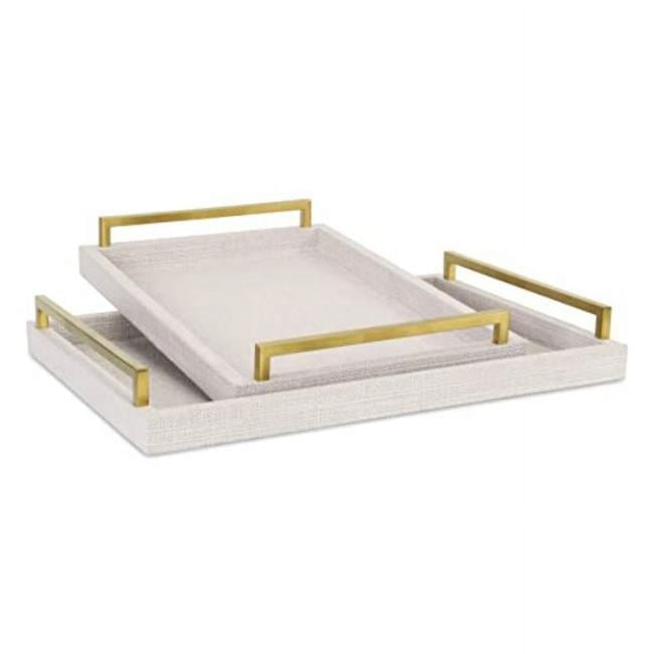 Linen Tray Set, Dark White - Walmart.com