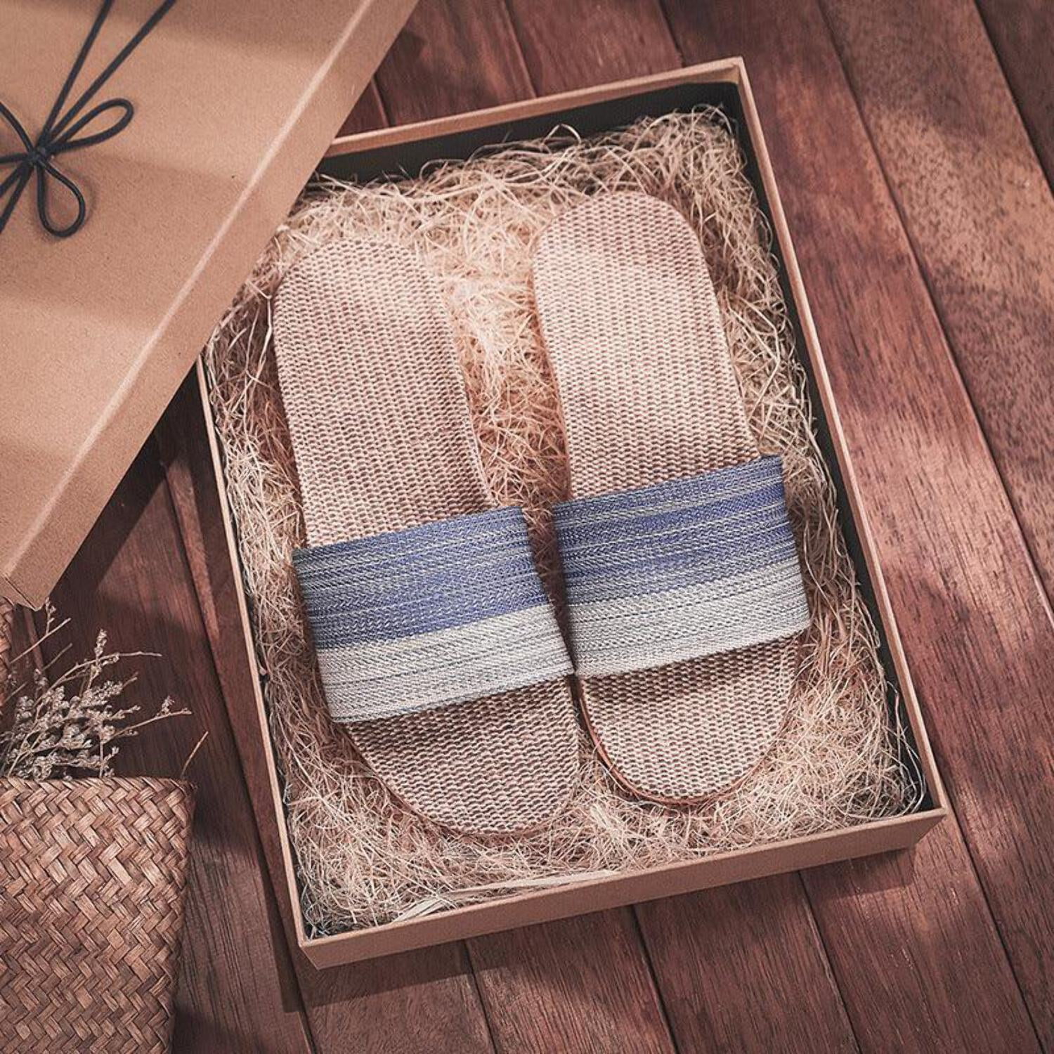 Linen slippers - Walmart.com