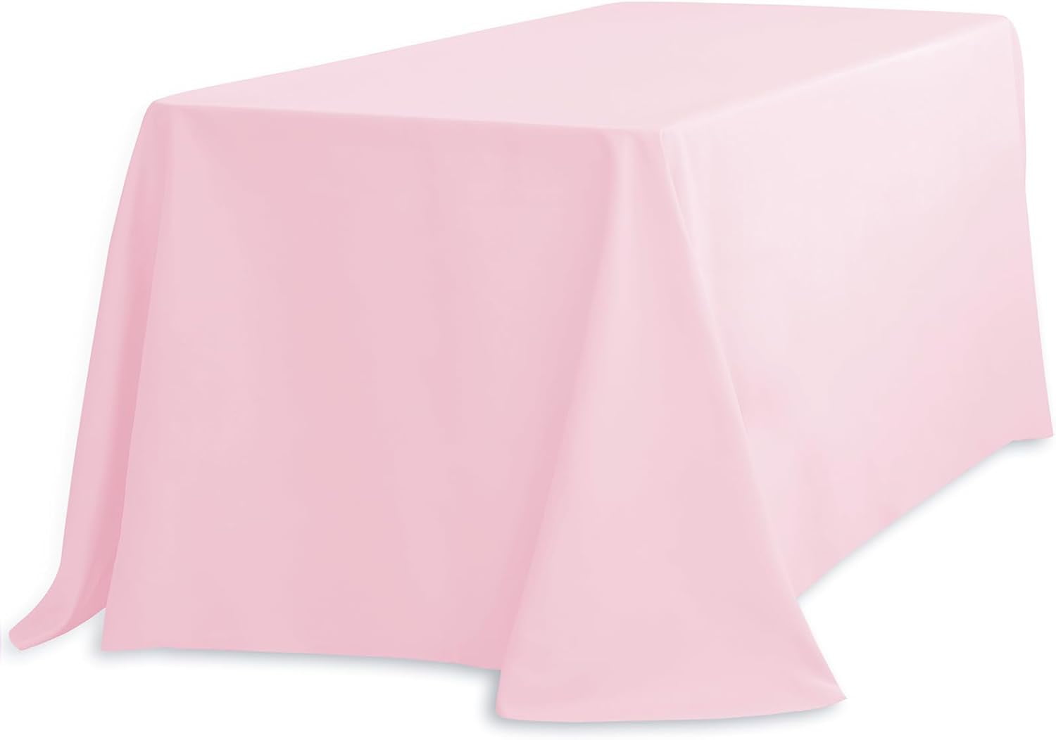 LinenTablecloth 90 x 132-Inch Rectangular Polyester Tablecloth with Rounded Corners, - Walmart.com