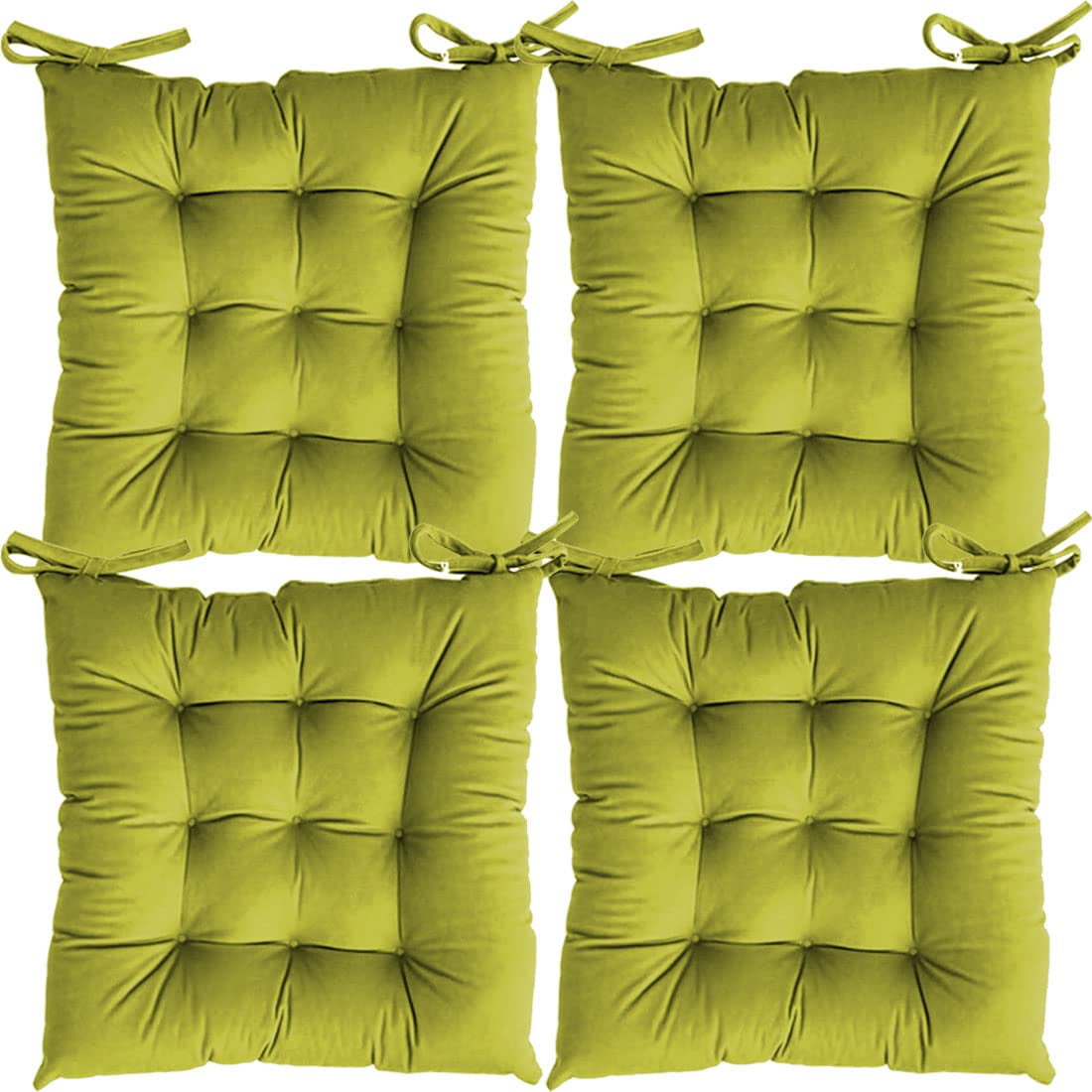 Linenovation Microfiber Square Chair PadCushion for Office Home or Car ...