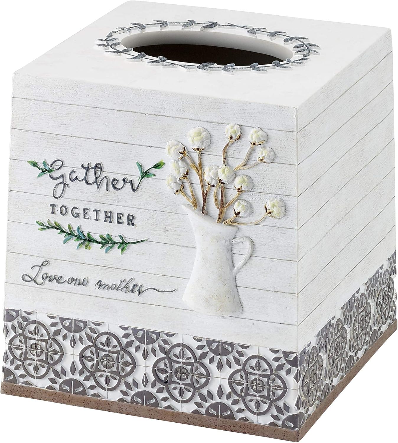 Linens - Tissue Box Cover, Guest Bathroom Essentials, Chic Home Decor ...