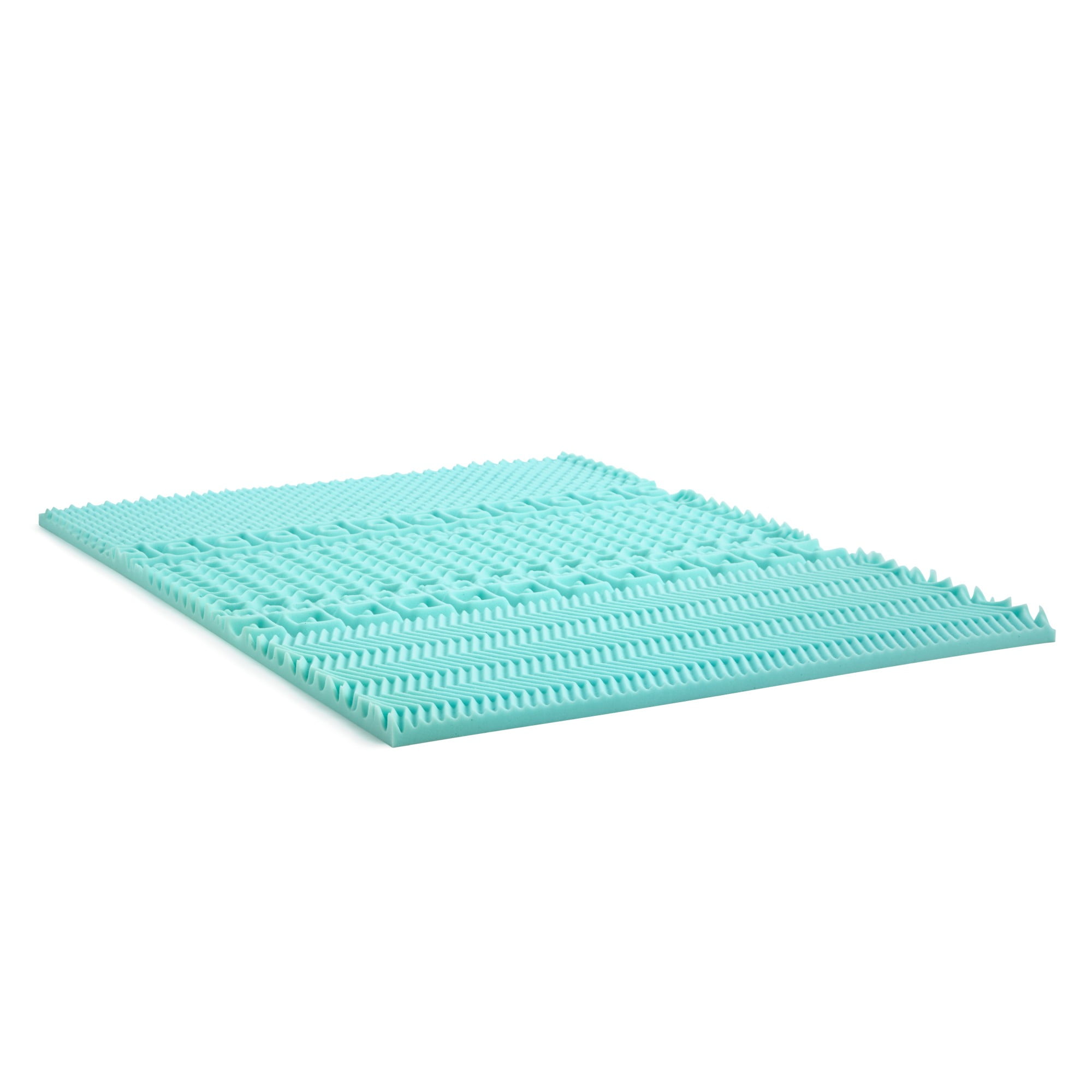 Linenspa 2" 7-Zone Cooling Gel and Green Tea Infused Memory Foam ...