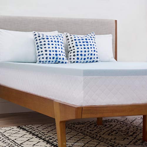 Linenspa 2 Inch Memory Foam Mattress Topper, Gel Infused Full Mattress ...