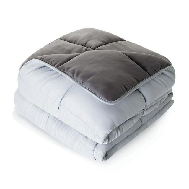 Linenspa All-Season Reversible Down Alternative Microfiber Comforter ...