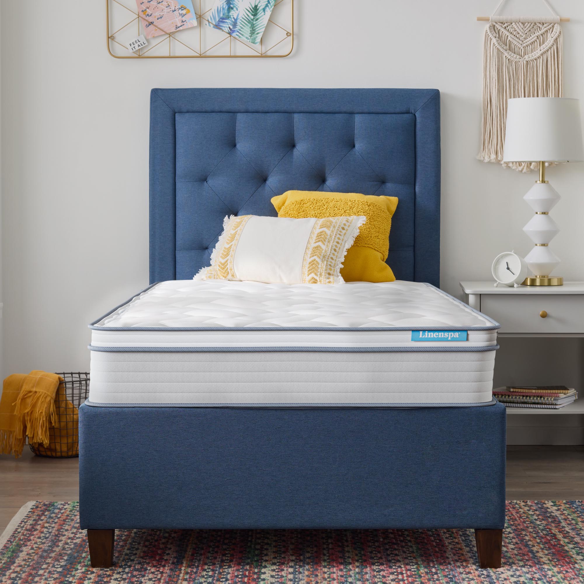Linenspa Dreamer 12" Hybrid Mattress, Twin XL - Walmart.com
