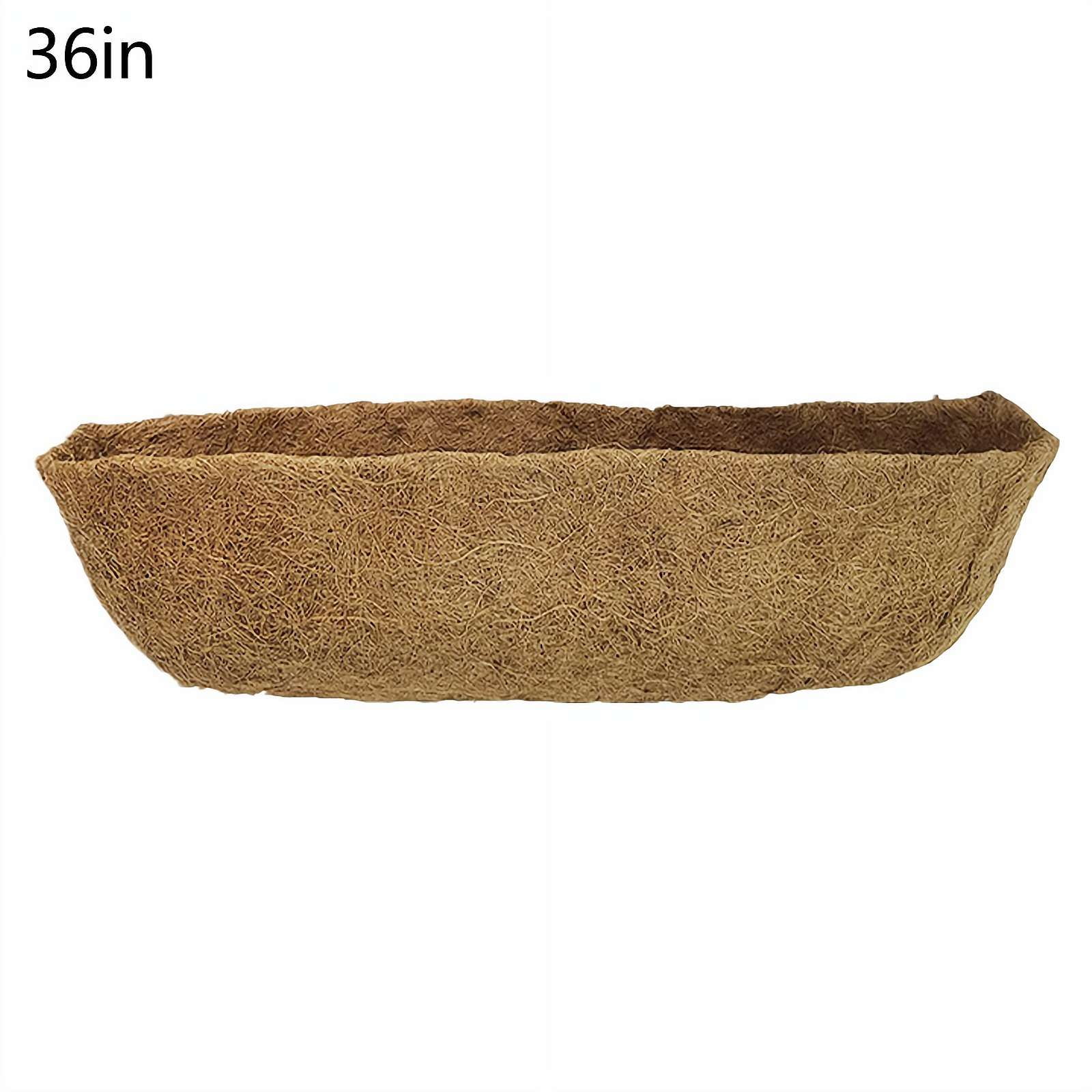 Liners for Planters,Natural Coconut Fiber Coir Flower Basket Window Box ...
