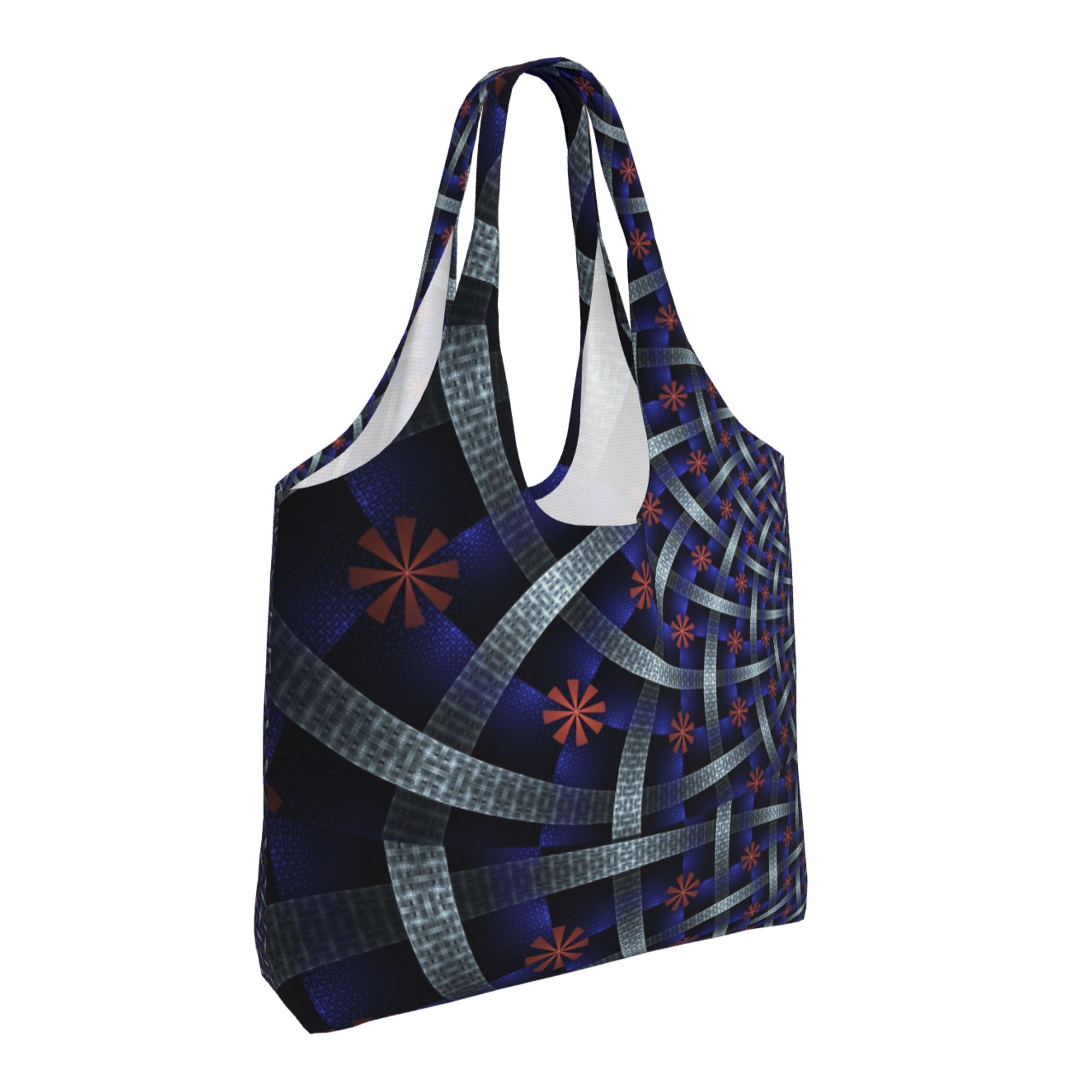Lines-And-Flowers-41668 Canvas Tote Pocket For Women,Totes Bag With ...