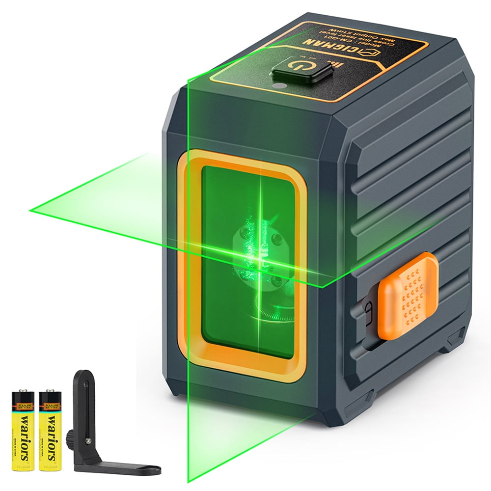 Lines Self-Leveling Laser Level – Green Laser, 360° Magnetic Bracket ...