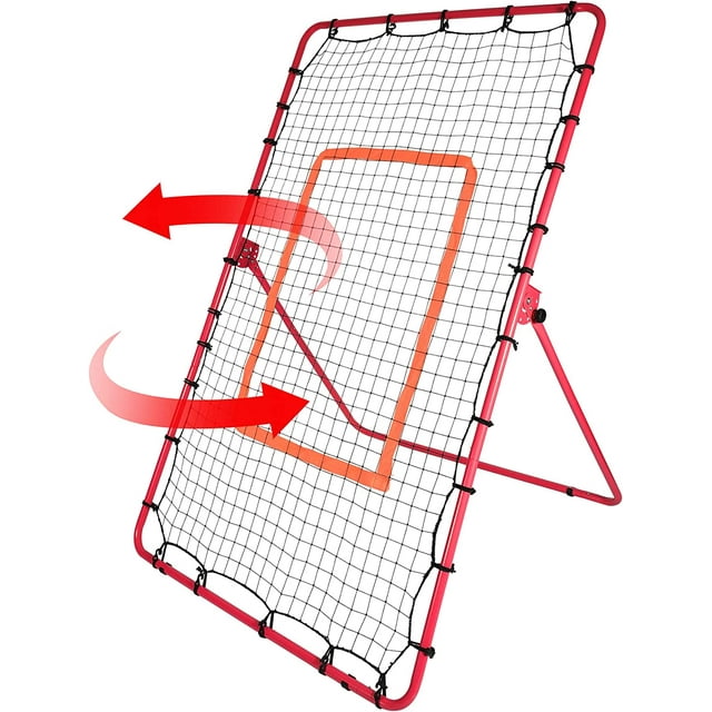 Lineslife Baseball Pitchback Rebound Net, Adjustable Angle Baseball ...