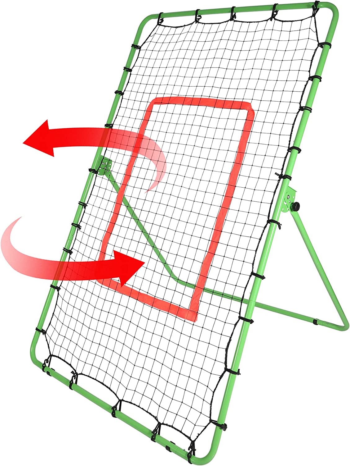 CHAMPRO Pepper Rebound Screen Pitchback Net, 4 Return Positions, 42" x ...