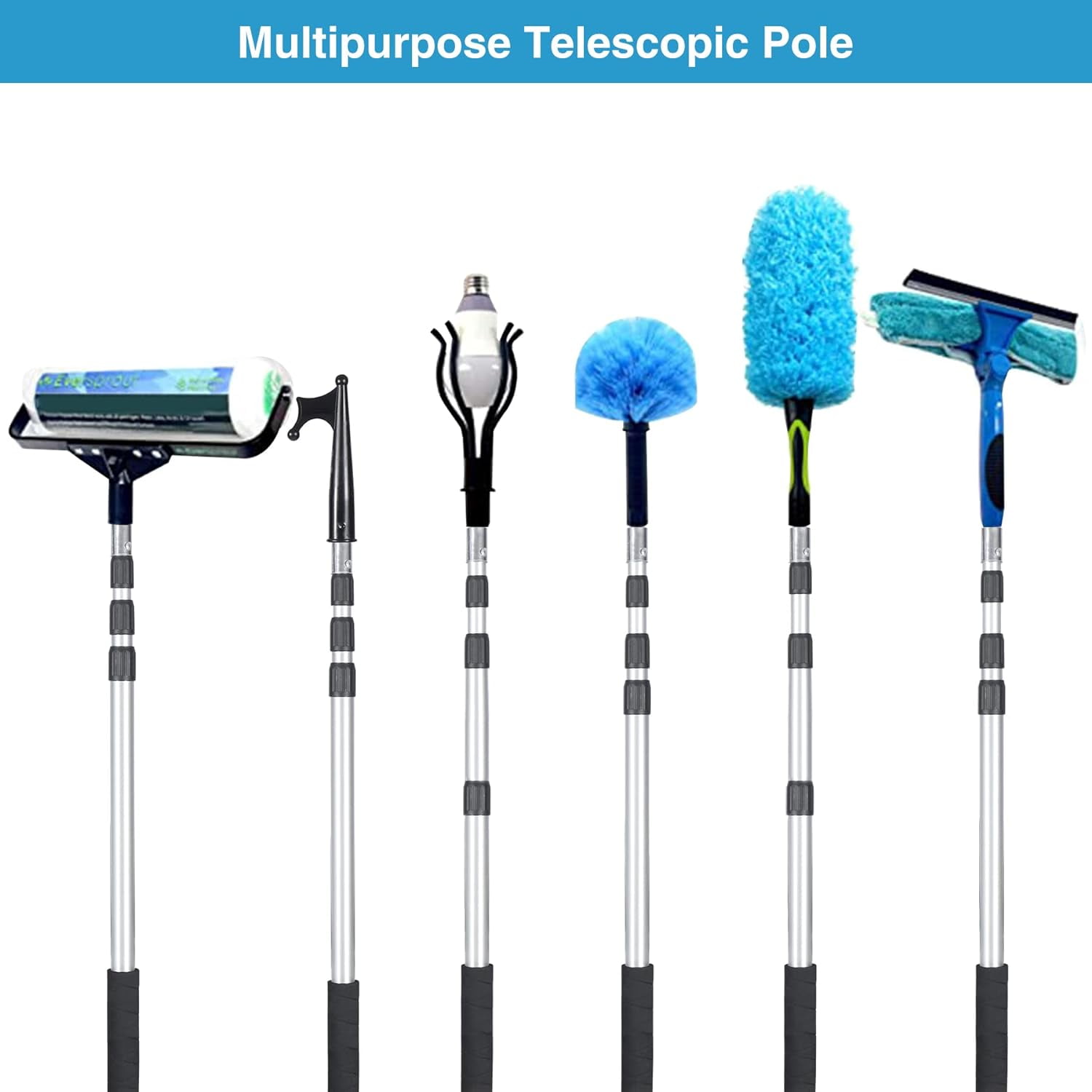 Lineslife Boat Hooks Floating for Docking Telescoping, 12ft Extend Boat ...