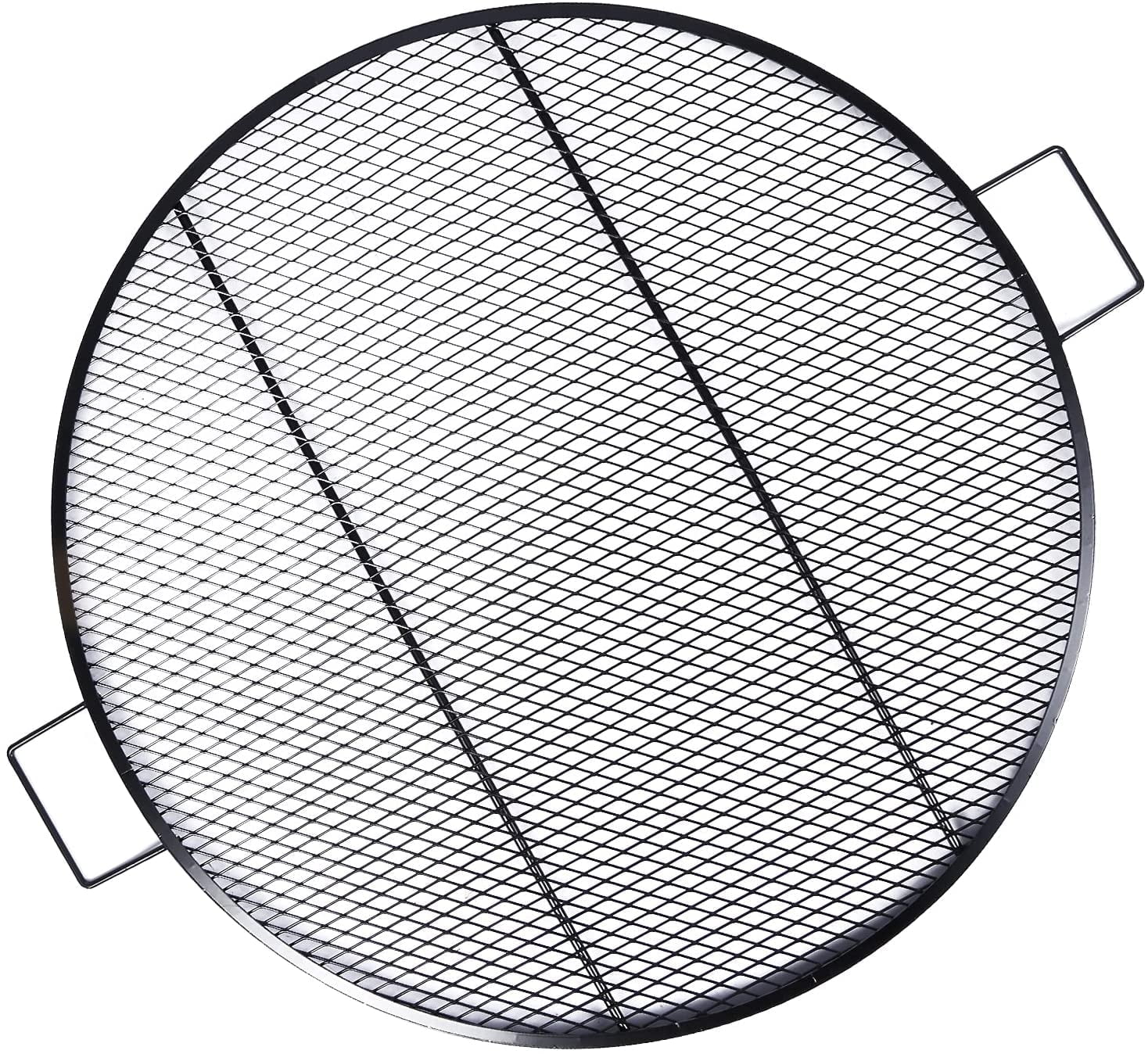Lineslife Fire Pit Cooking Grill Grates, Heavy-Duty Outdoor Round BBQ X ...
