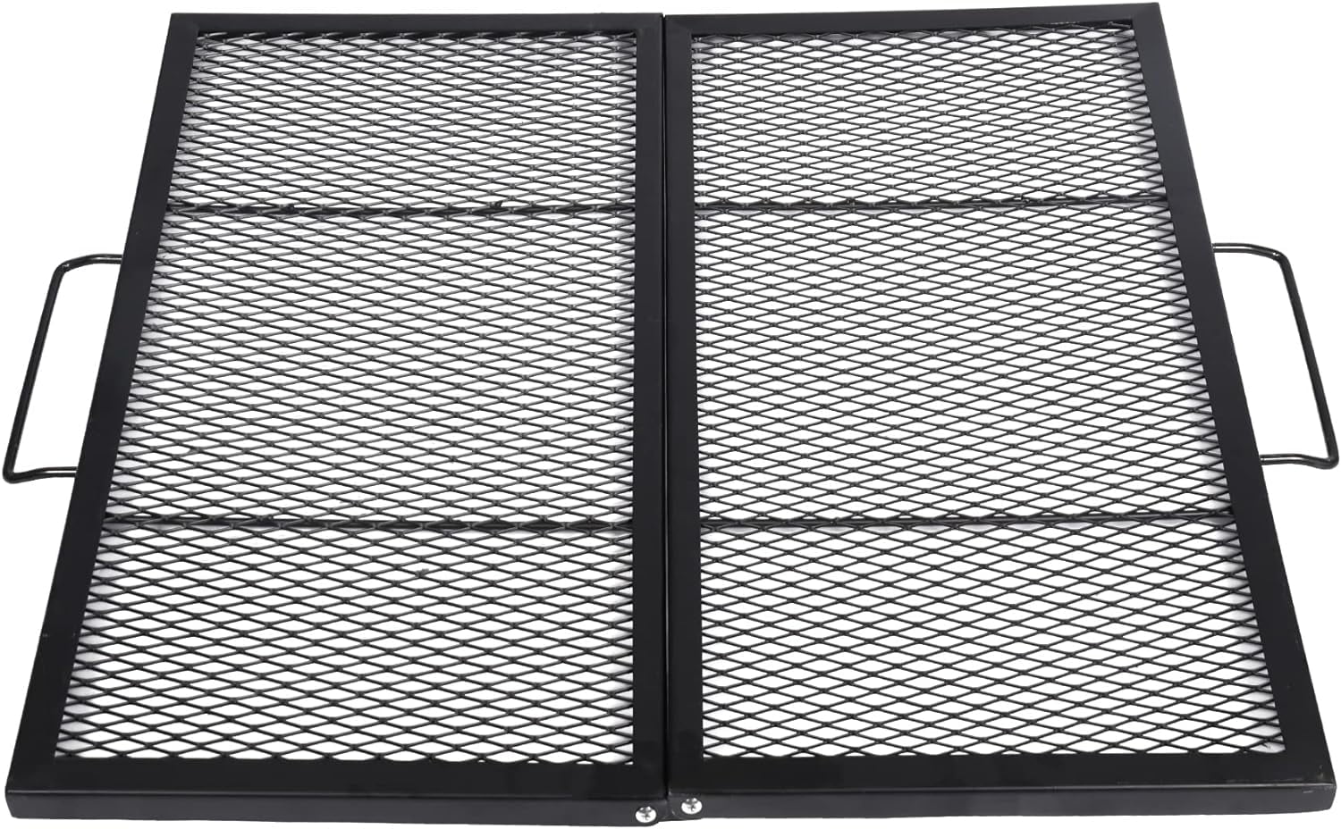 Lineslife Square Fire Pit Cooking Grill Grates, Folding Outdoor ...