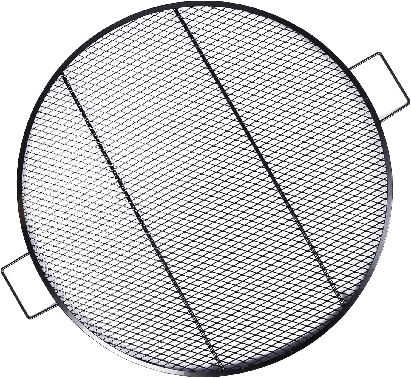 Lineslife Heavy-Duty Cast Iron X-Marks Fire Pit Grill Grates, 30 Inch ...