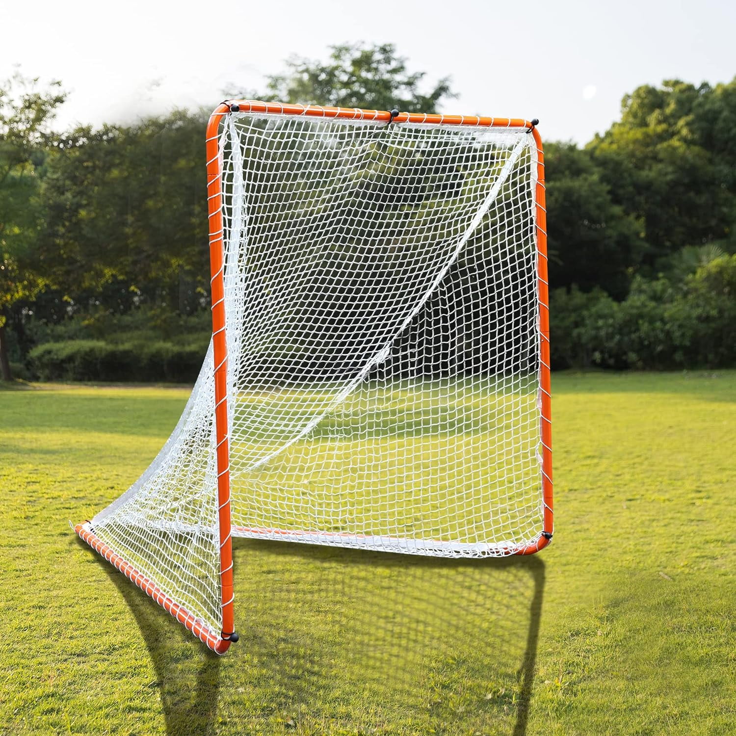 LineslifeLacrosse Goal Net,Regulation 6x6 ft Portable Lacrosse Net with ...
