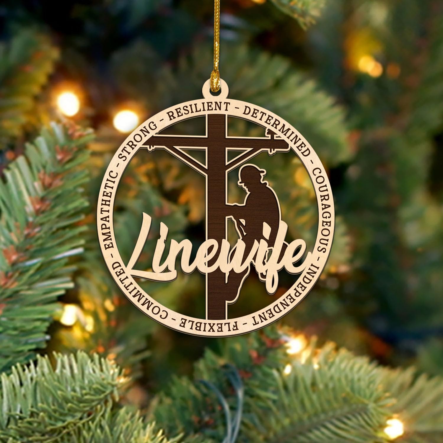 Linewife Ornament 2025, Line-Wife Ornaments for Christmas Tree ...