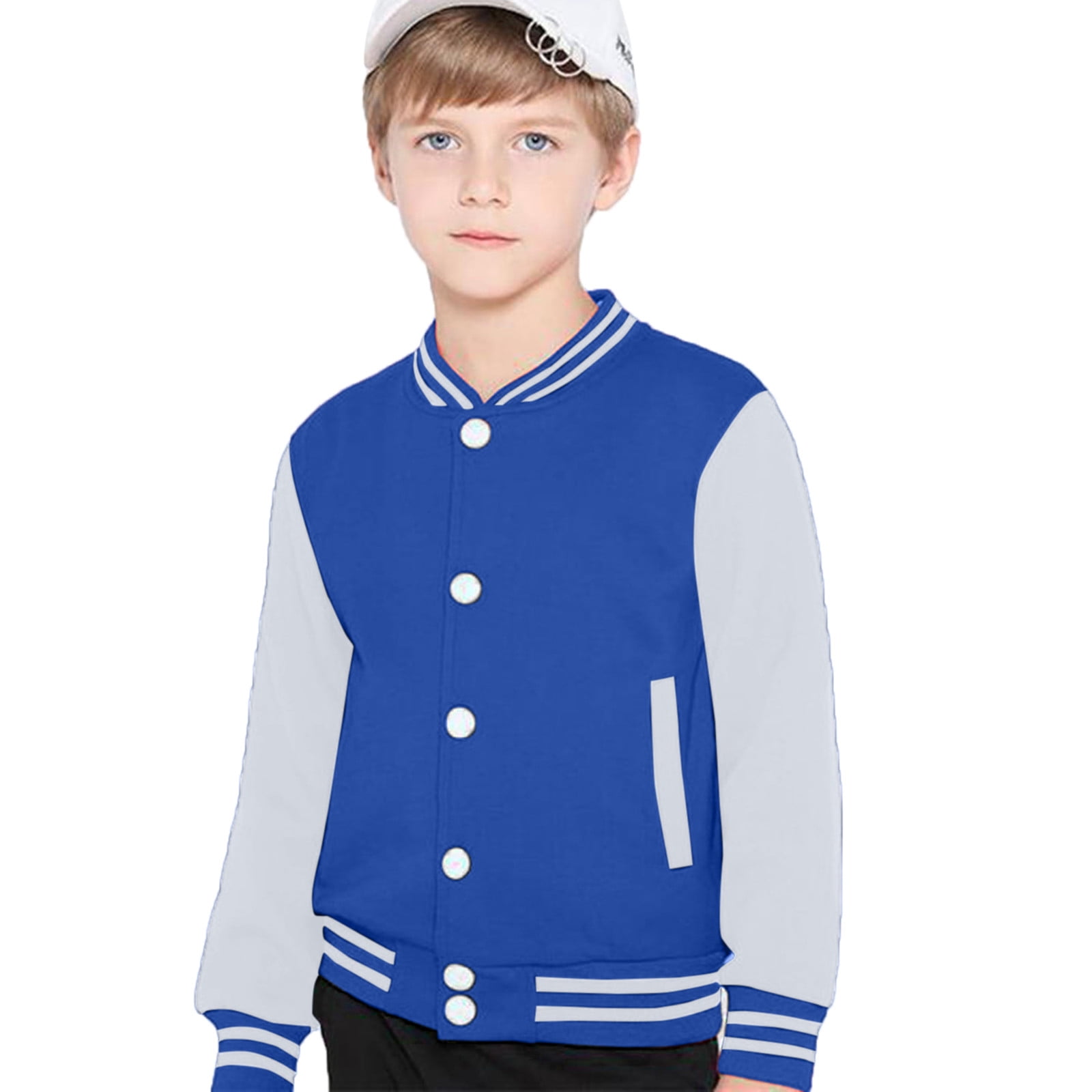 Linfrsh Girls Bomber Jacket, and Lightweight Button Up Varsity Jacket ...