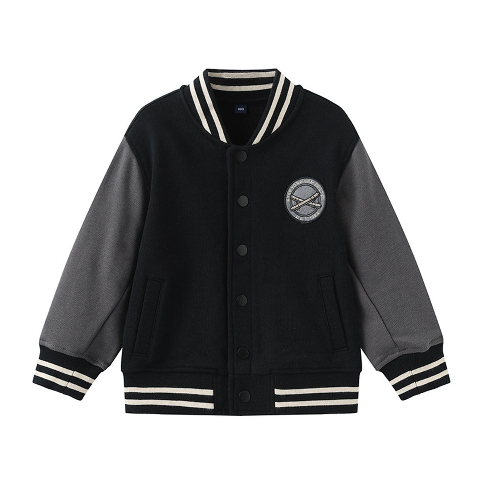 Linfrsh Kids Boys Bomber Jacket Colorblock Varsity Jacket Gift Fall ...