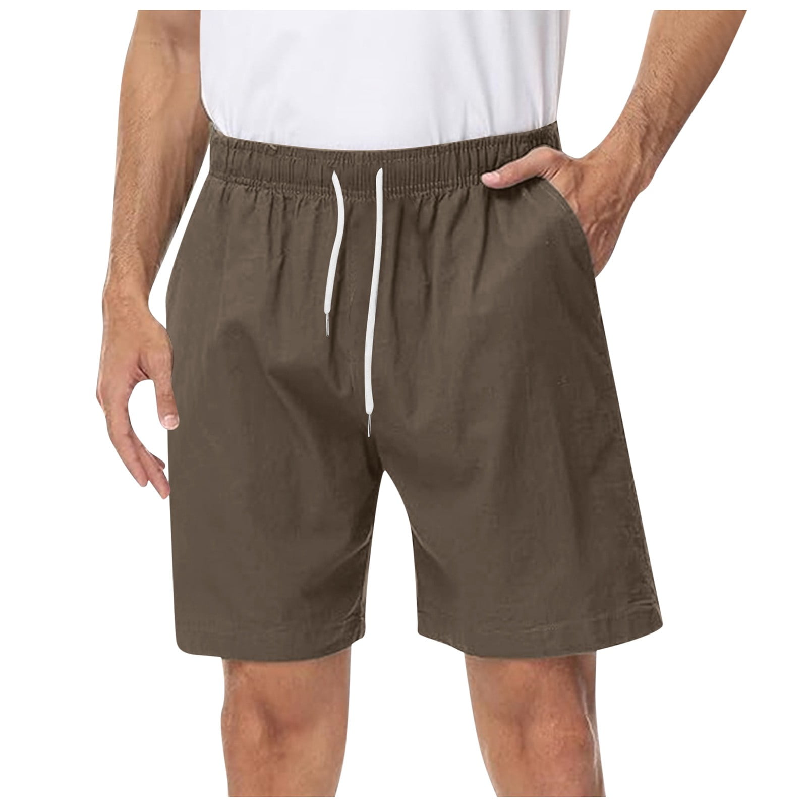 Linfrsh Mens Casual Shorts Men's & Big Men's Performance Pocket Cargo ...