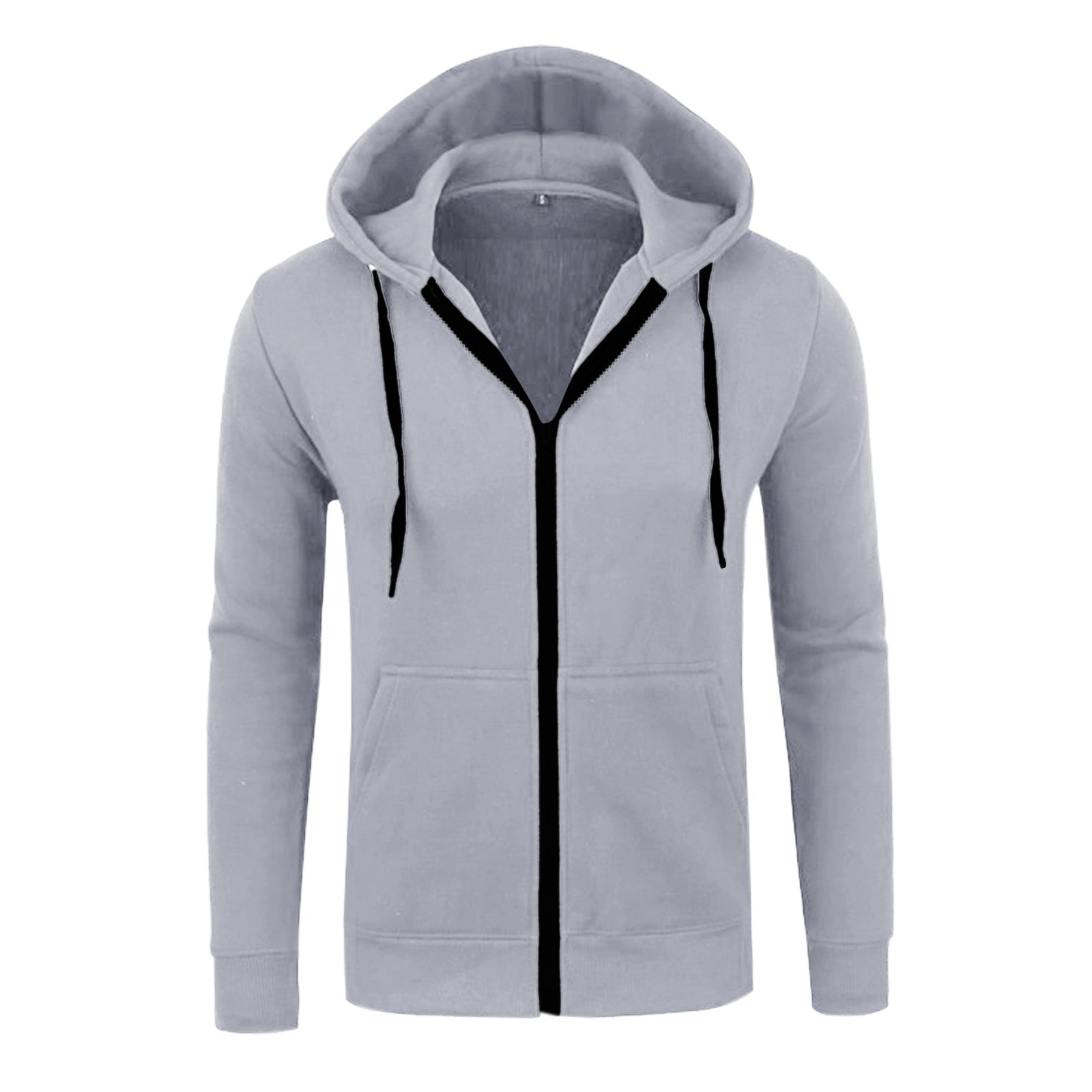 Linfrsh Mens Hoodie Sweatshirt Zip Up Hooded Sweatshirts Soft Casual ...