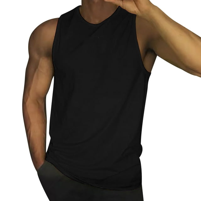 Linfrsh Mens Workout Tank Tops, Men's Tank Tops Workout Sleeveless Tee ...