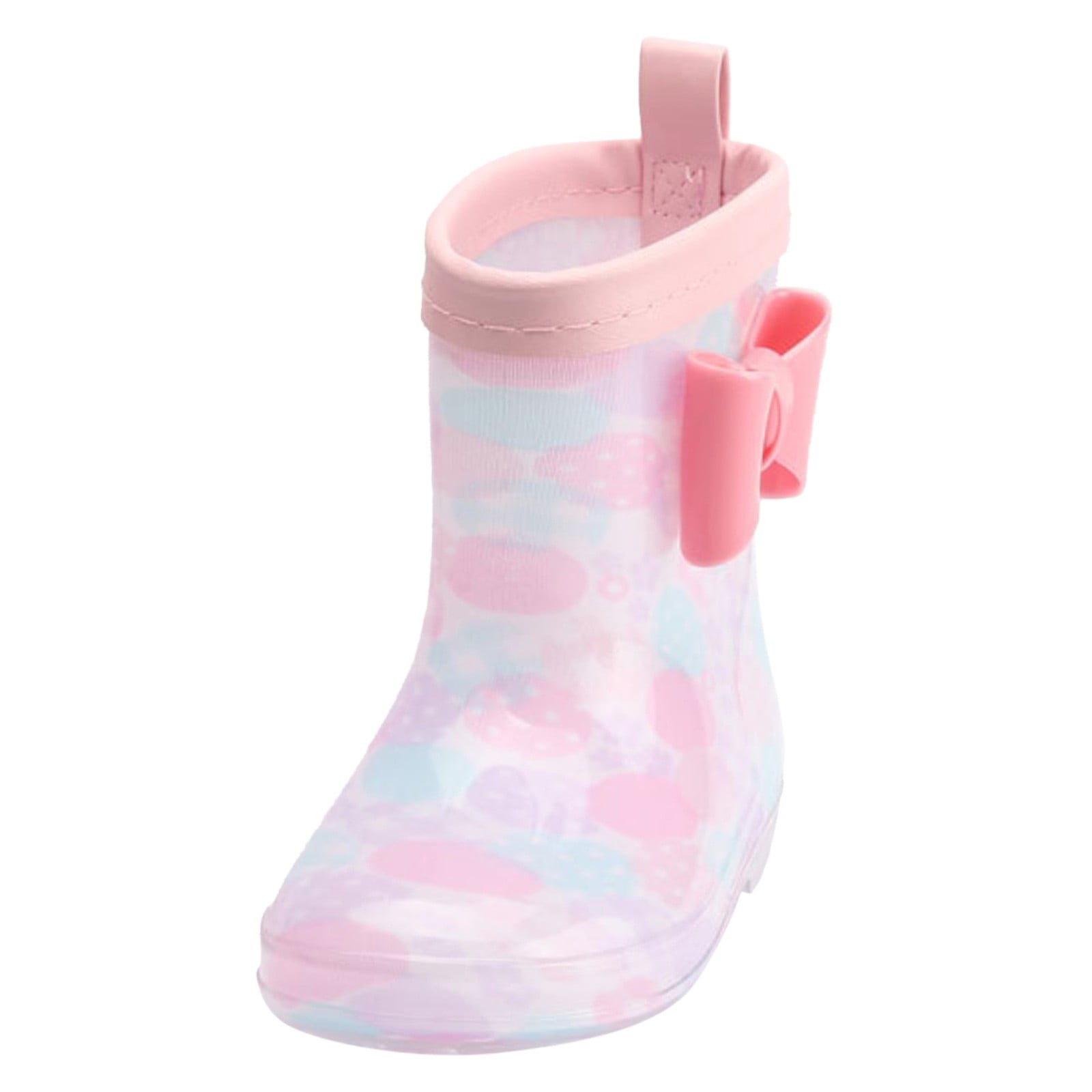 Linfrsh Toddler Baby Rain Boots Boys Girls Cute Cartoon Waterproof Lightweight Anti-Slip Rubber ...