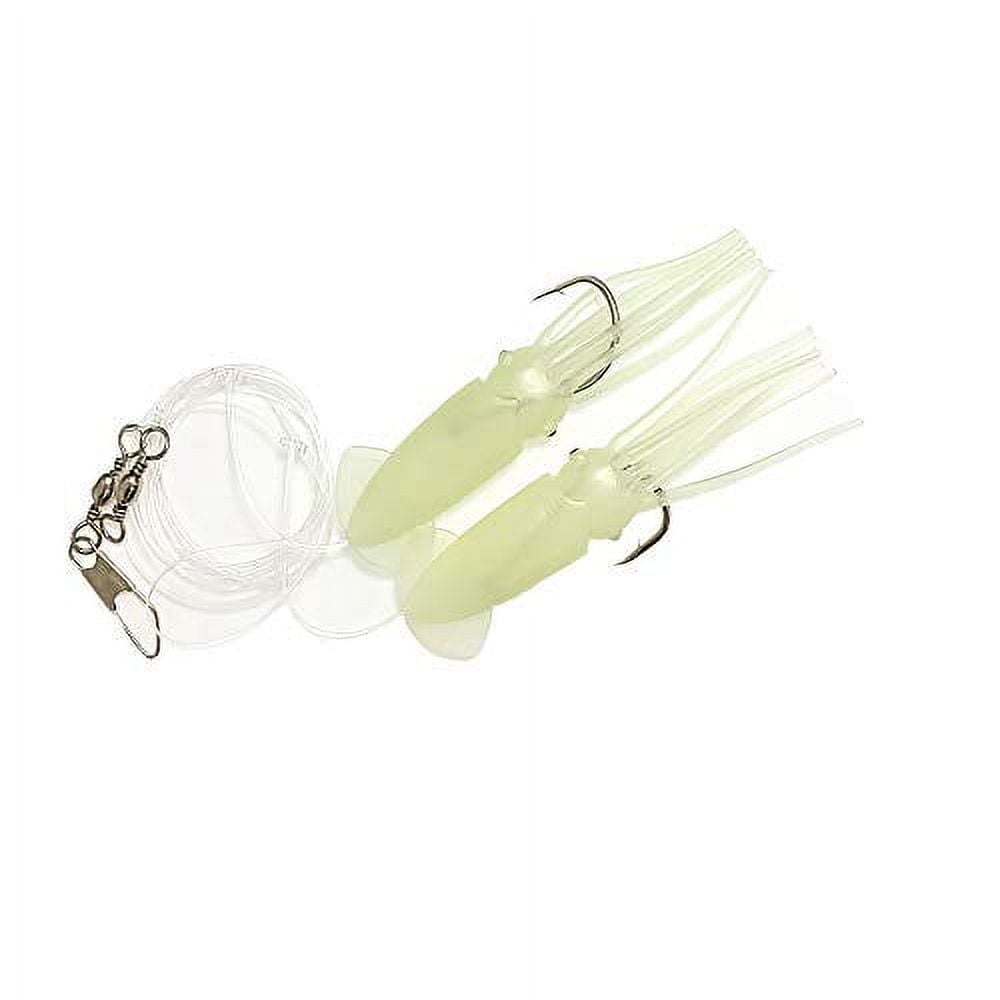 Ling Cod Squid Rigs-15pcs Glow - Walmart.com