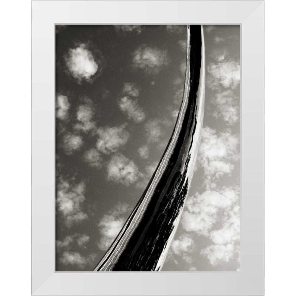 Ling, Tang 12x14 White Modern Wood Framed Museum Art Print Titled - Sky ...