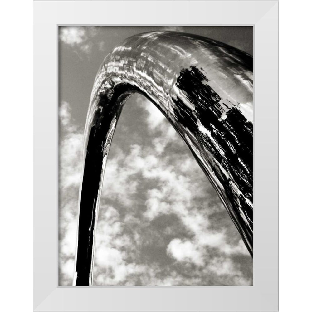 Ling, Tang 12x14 White Modern Wood Framed Museum Art Print Titled - Sky ...