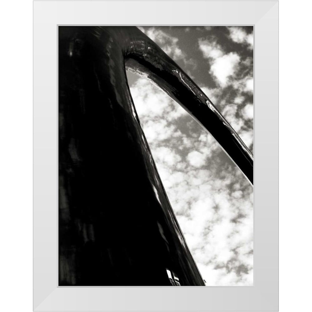 Ling, Tang 19x24 White Modern Wood Framed Museum Art Print Titled - Sky ...