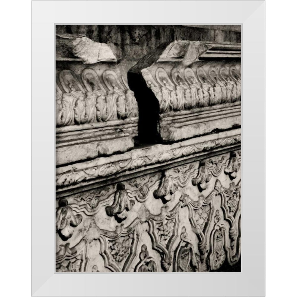 Ling, Tang 25x32 White Modern Wood Framed Museum Art Print Titled ...