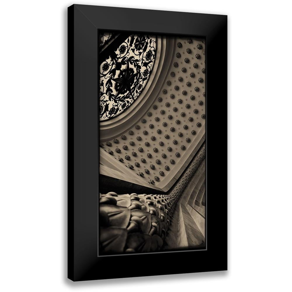Ling, Tang 9x14 Black Modern Framed Museum Art Print Titled - Sepia ...