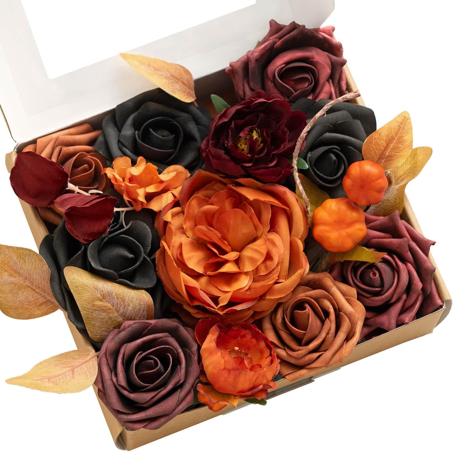 Ling's Moment Artificial Flowers and Greenery Combo Box Set, Can Make a ...