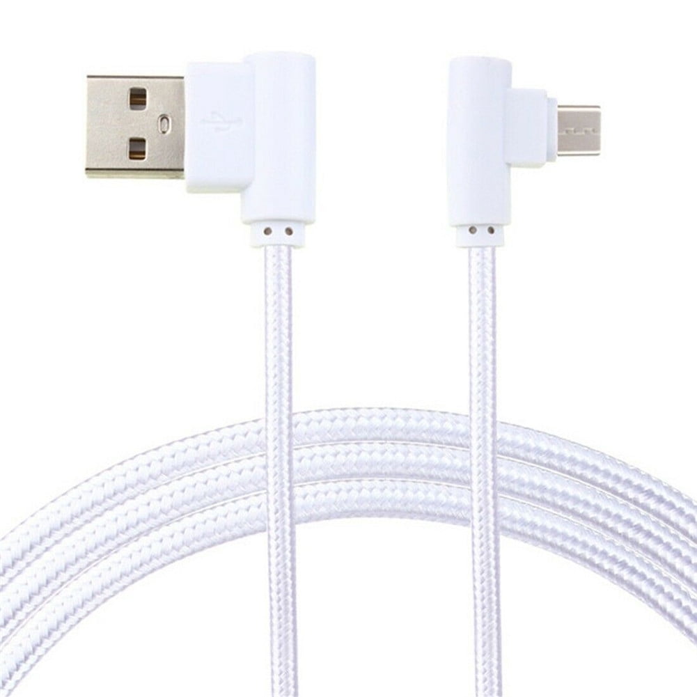 LingStar Braid USB Nylon Charging Cable L Shape Line for Type-c ...
