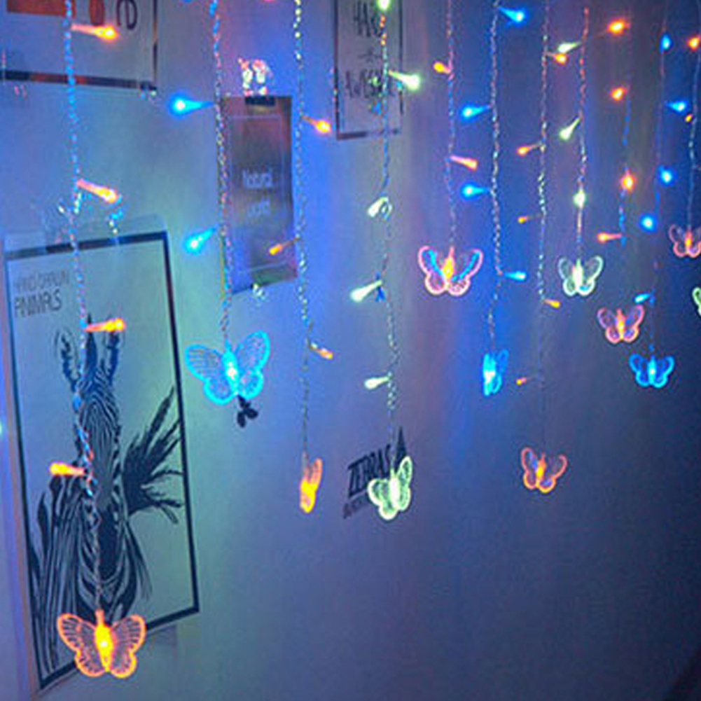 LingStar Butterfly Led String Fairy Lights 8 Mode Remote Control Lamp ...
