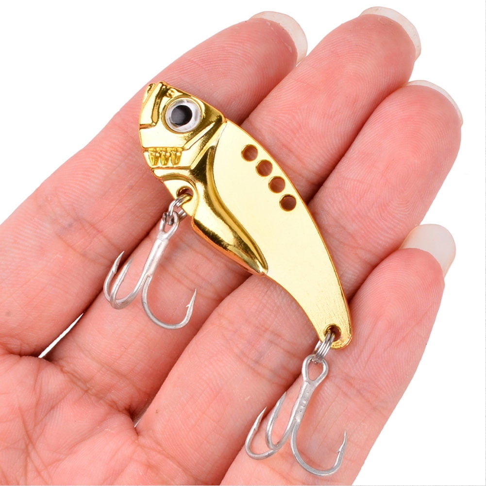 LingStar Fishing Lures Metal Vib Hard Adjustable Action Blade Bait ...