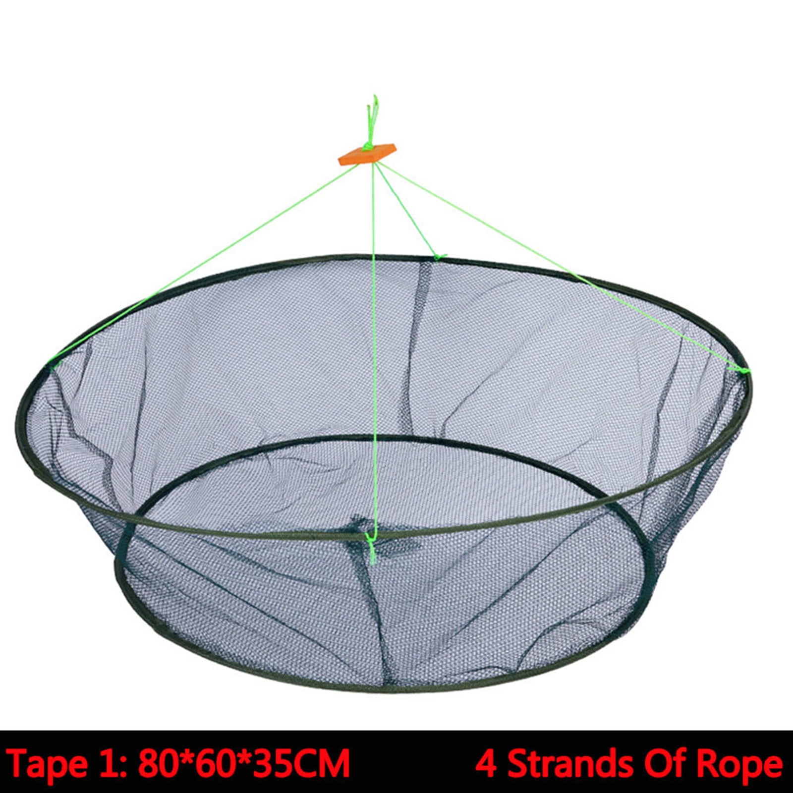 LingStar Portable Foldable Fishing Net Hand Net With Fishing Rope ...