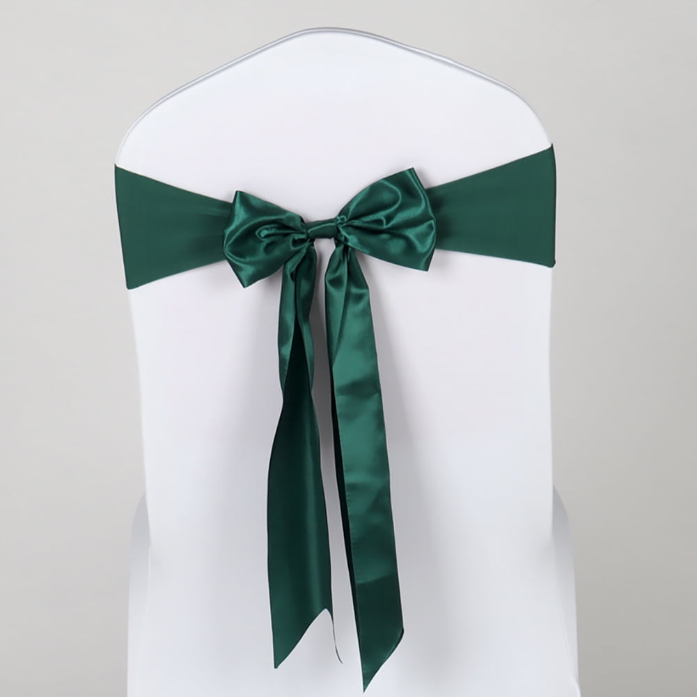 LingStar Premium Chair Sashes Chair Back Bow Tie Ribbon Chair Bands For ...