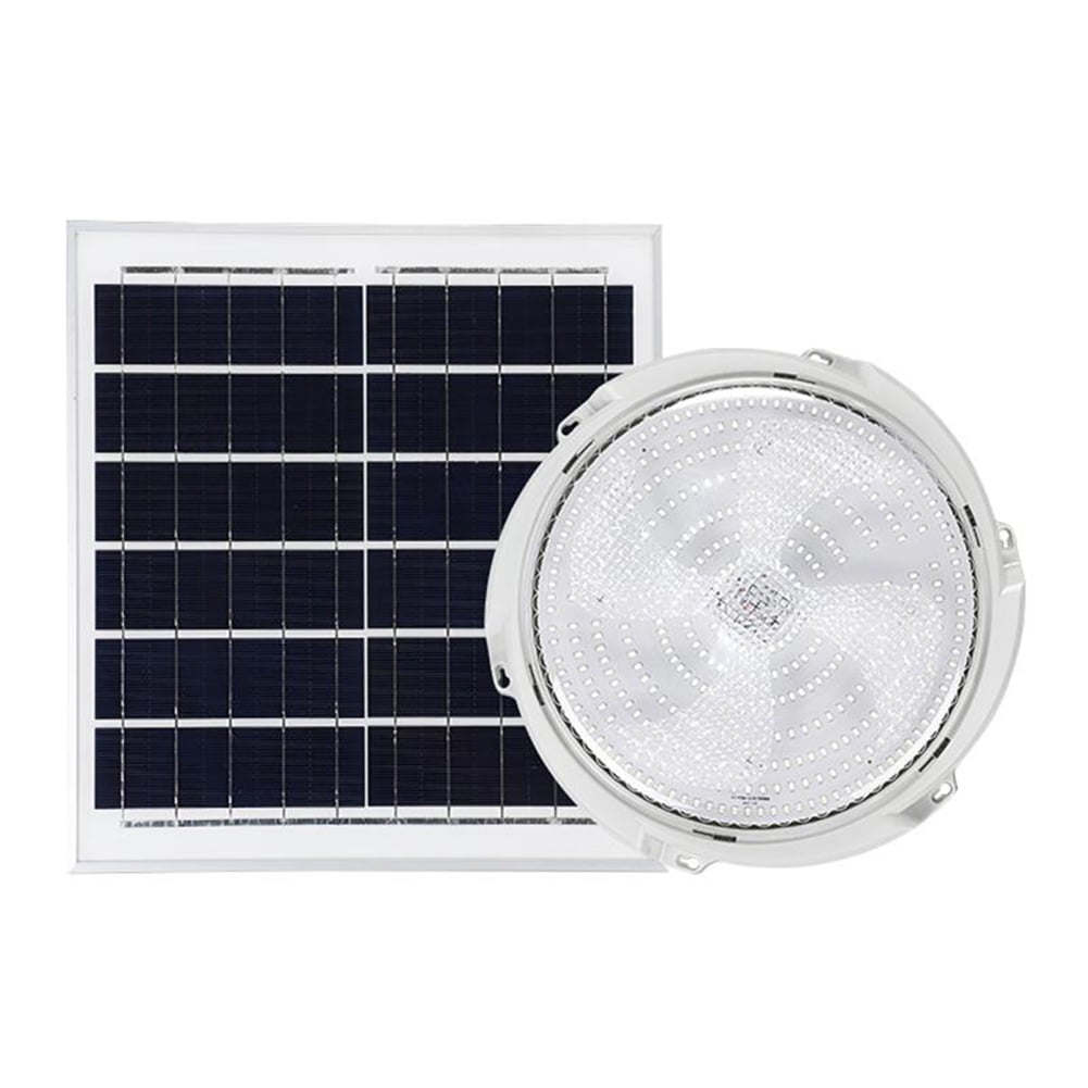 LingStar Solar Ceiling Light Ip65Adjustable Brightness Remote Control ...