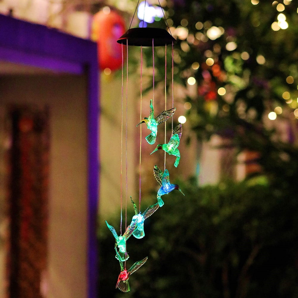 LingStar Solar Wind Chimes Led Light Color Changing Garden Yard ...