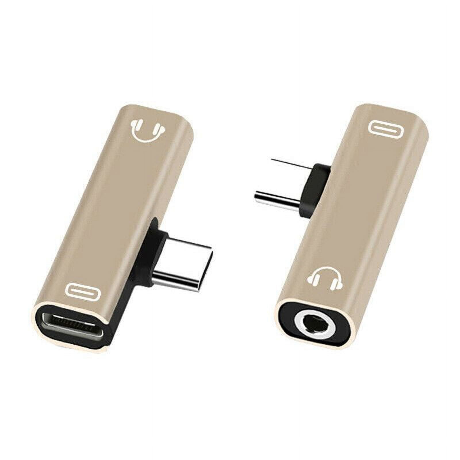 LingStar Type C USB C to 3.5mm Aux Audio Cable Earphone External ...