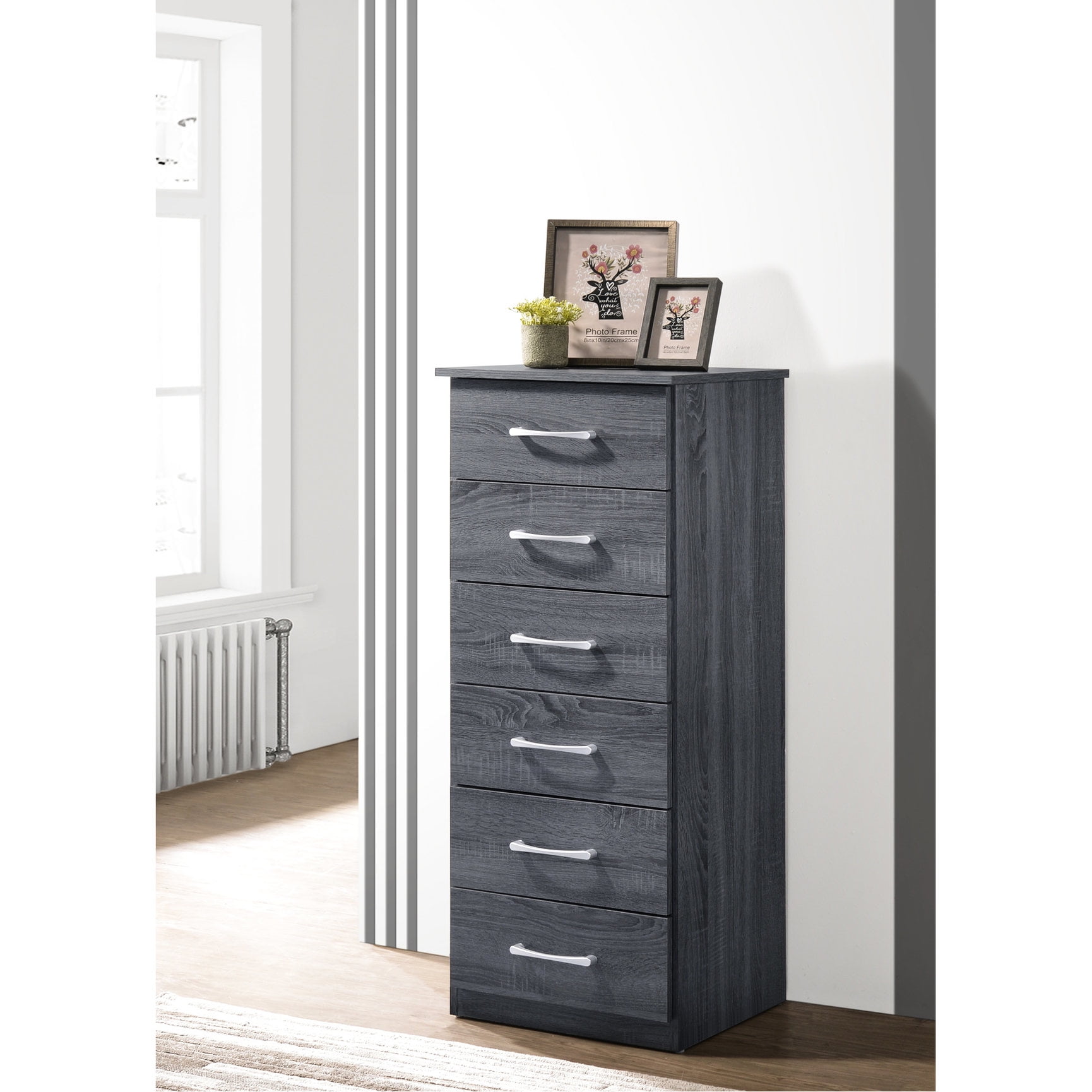 Lingerie Chest in Gray, High - Quality Build - Roller Drawers for ...