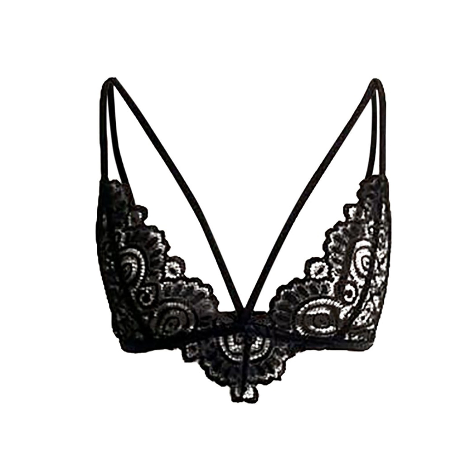 Lingerie For Women Lace Floral Bralette Bralet Bra Bustier Crop Top ...