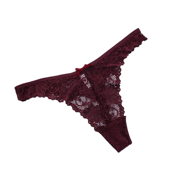 Lingerie for Women Lace See-Through Thongs for Women Breathable Briefs ...